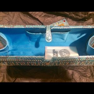 Versace | Bags | Gianni Versace Embellished Python Clutch Bag | Poshmark